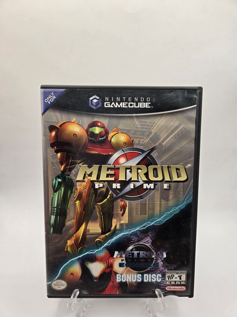 Nintendo Gamecube Metroid Prime/ Metroid Prime Echoes Bonus Disc ...