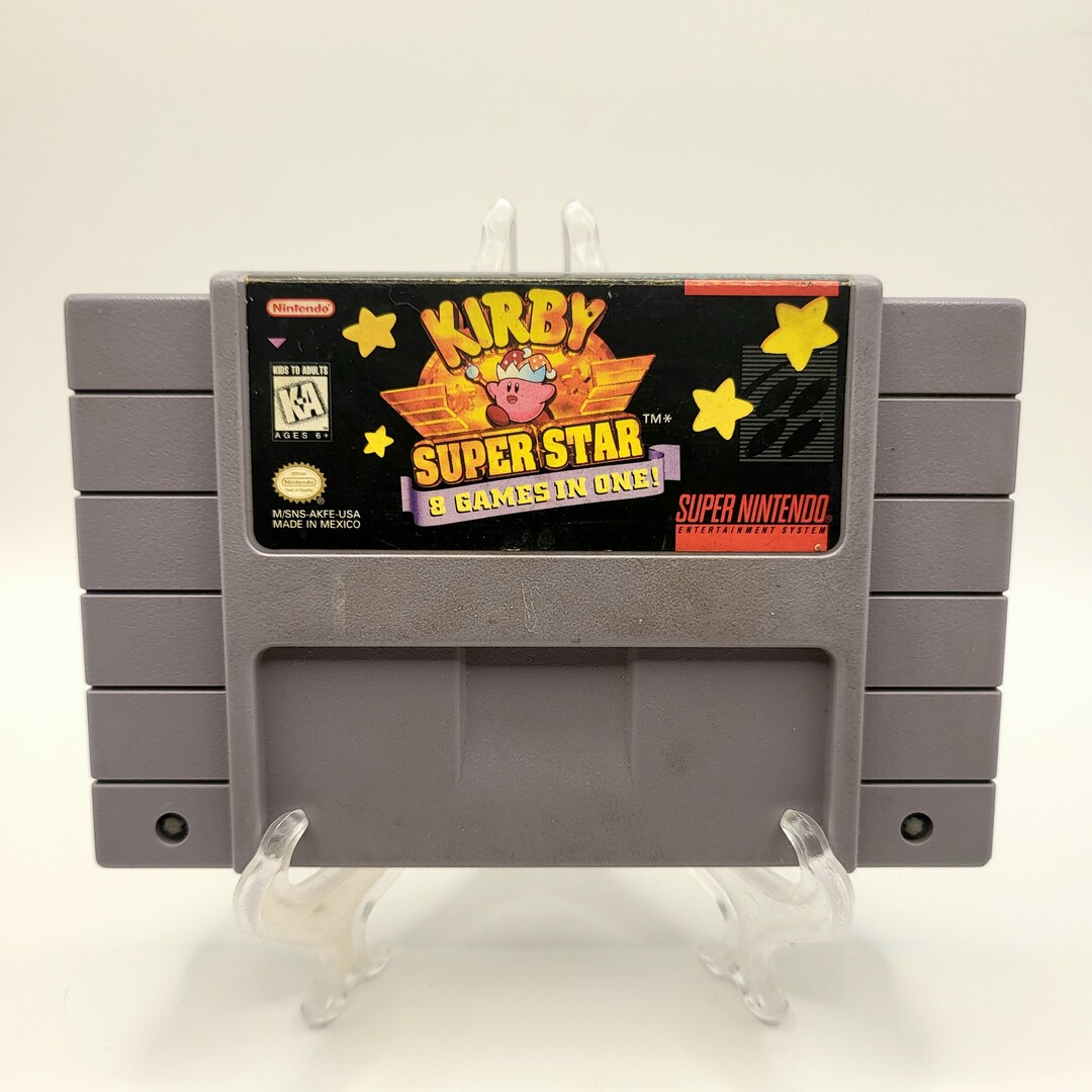 Super Nintendo Kirby Super Star Video Game Authentic - Etsy