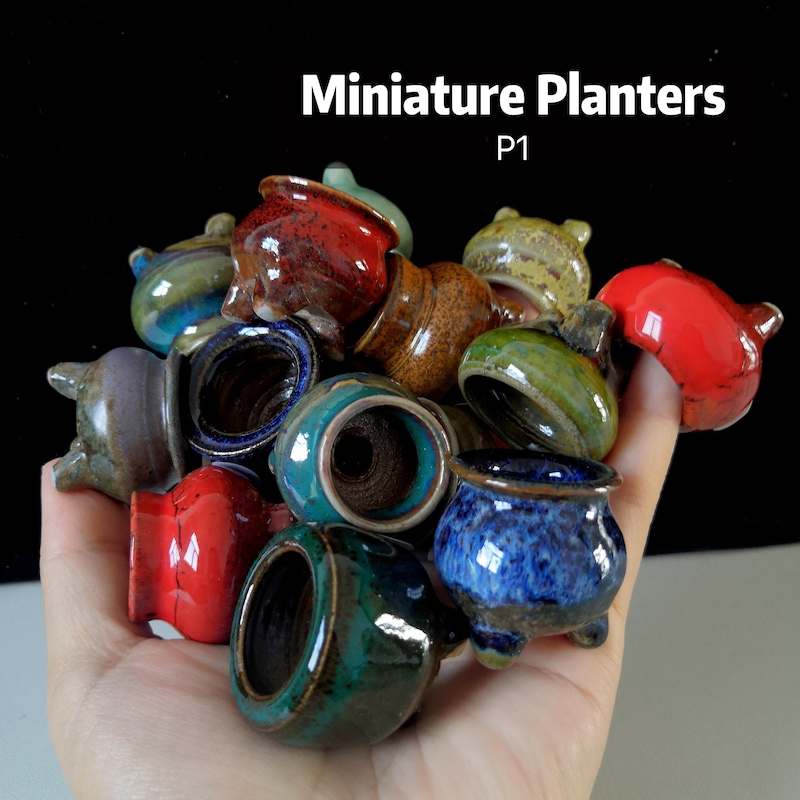 Miniature Flower Pot - Etsy