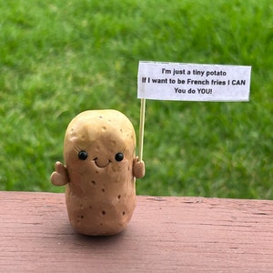 Little Potato Inspirational Cute Little Potato for Work / Teacher Gift / Friends / Family ...
