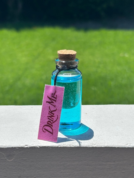 Alice In Wonderland Drink Me Bottle Art