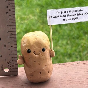 Little Potato Inspirational Cute Little Potato for Work / Teacher Gift ...