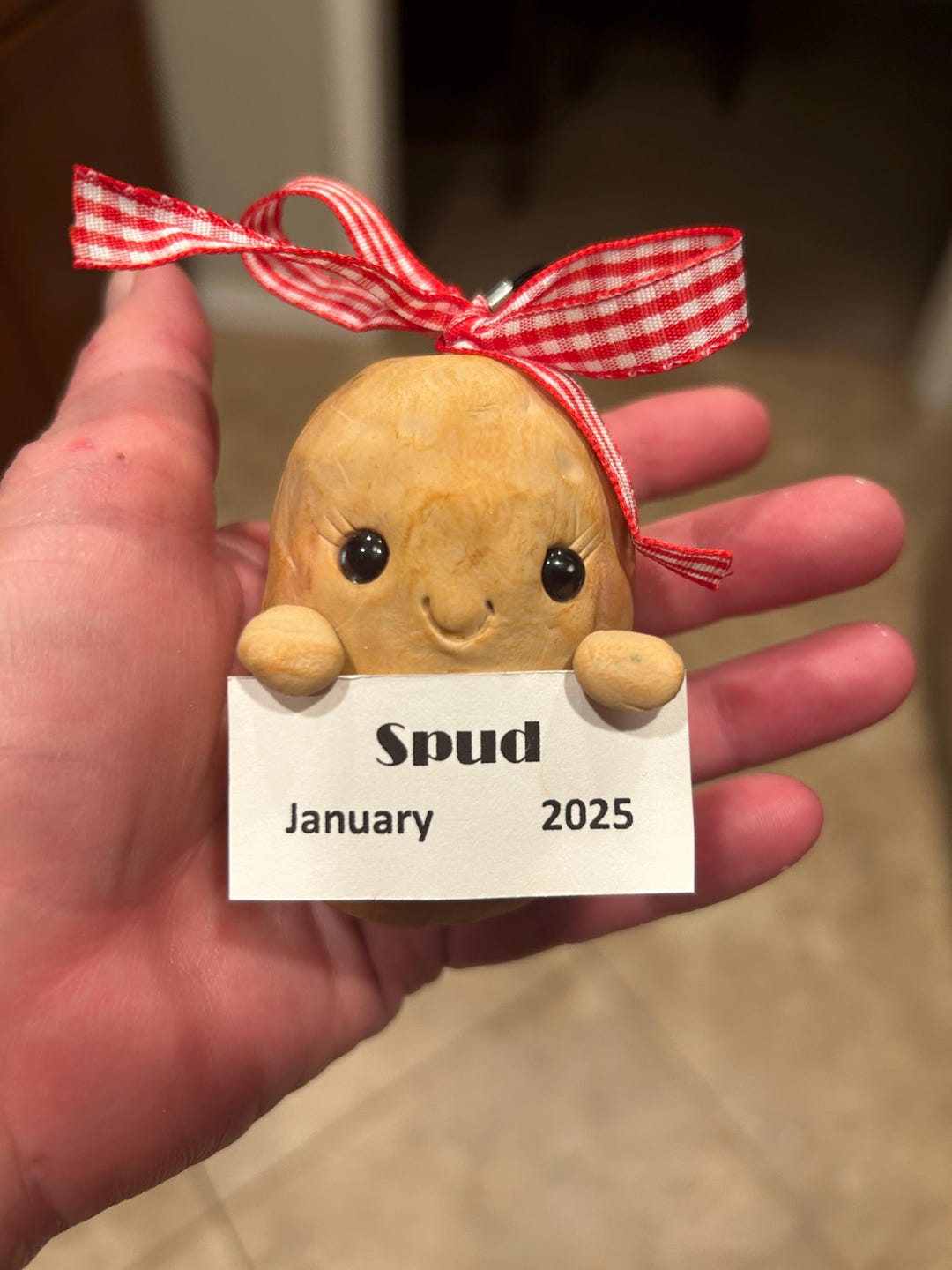 Inspirational Little Potato Ornament, Handmade Spud Gift - Etsy
