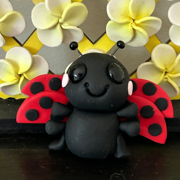 Ladybug Figurine - Etsy