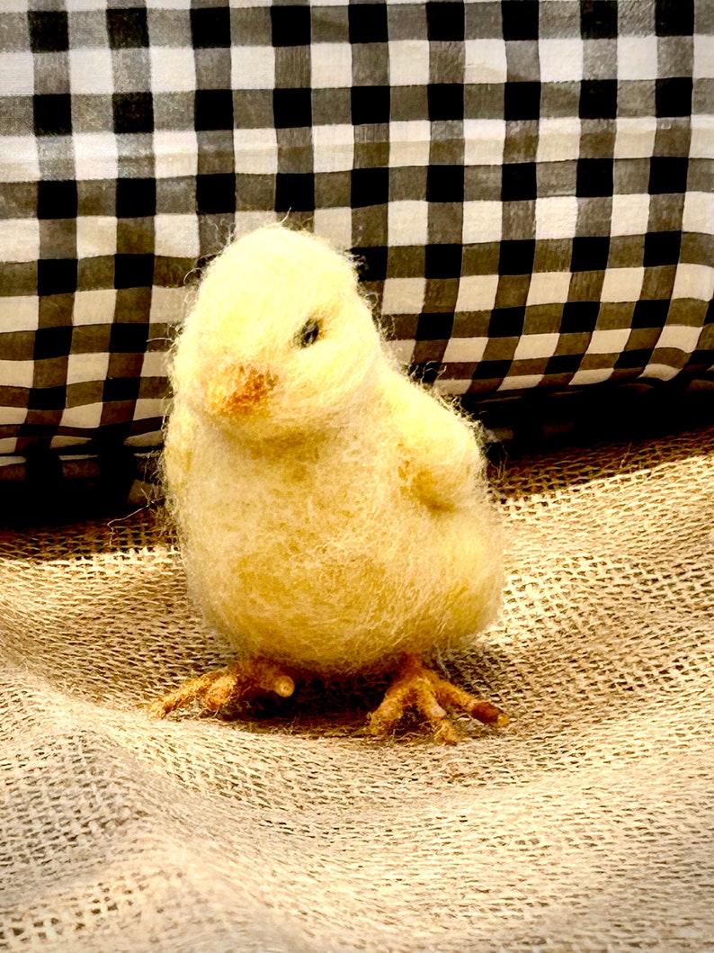 Realistic Baby Chick Felted Handmade Cute Life Size - Etsy