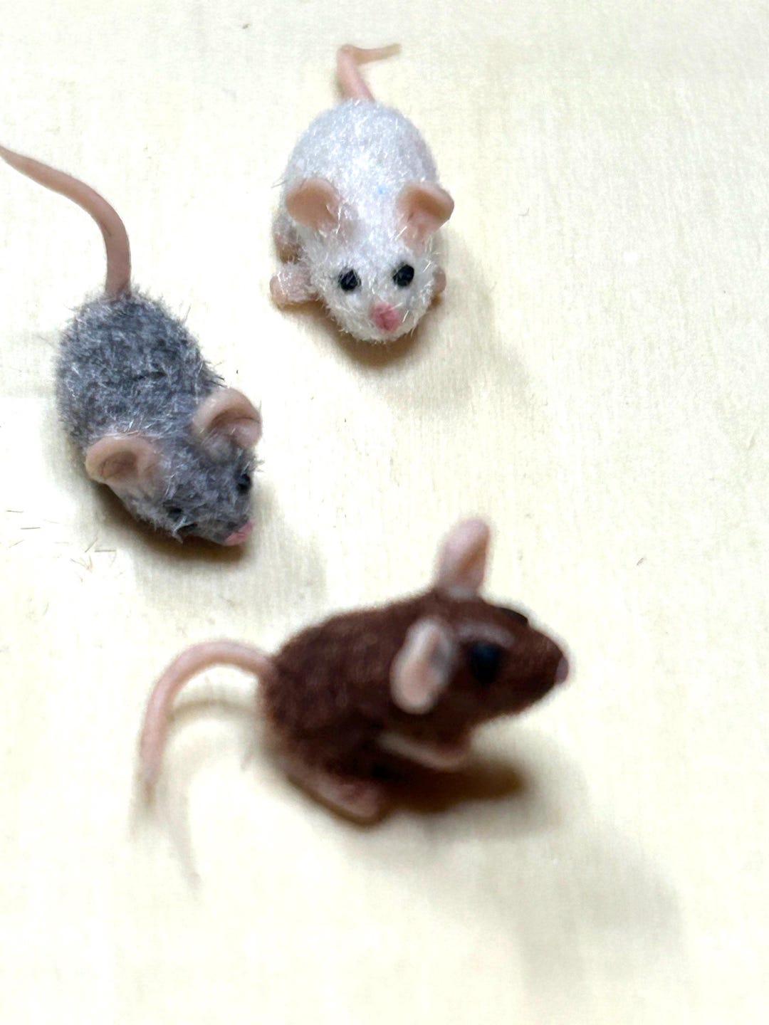 Miniature Micro Tiny Mouse Fuzzy Fur Custom Made for You Pick You Color ...