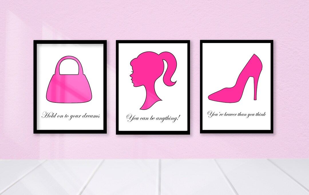 Trio Barbie Posters - Etsy