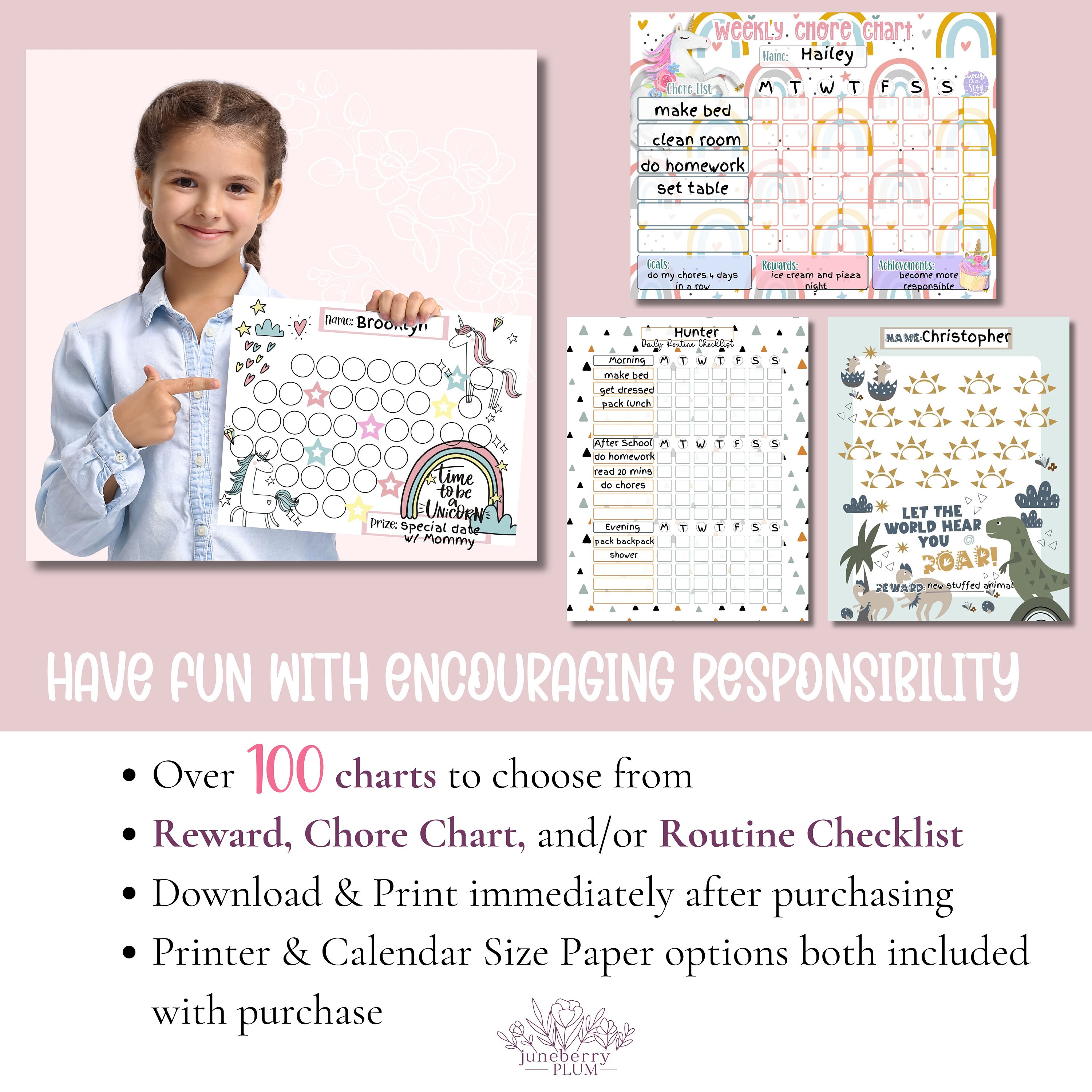 Dinosaur Reward Chart, Printable Behavior Boy Reward Chart, Toddler ...