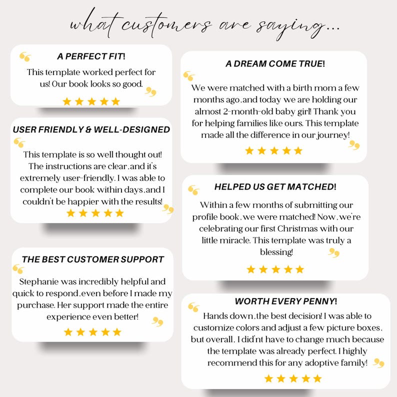 Modern Adoption Profile Book Template, Modern and Customizable Adoption ...