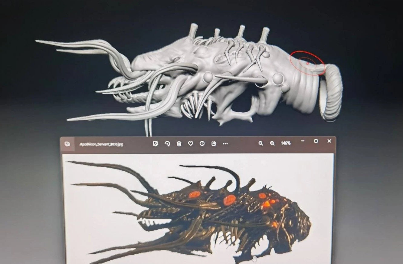 Apothicon Servant Cod Zombies 1 1 High Quality Replica Etsy Uk