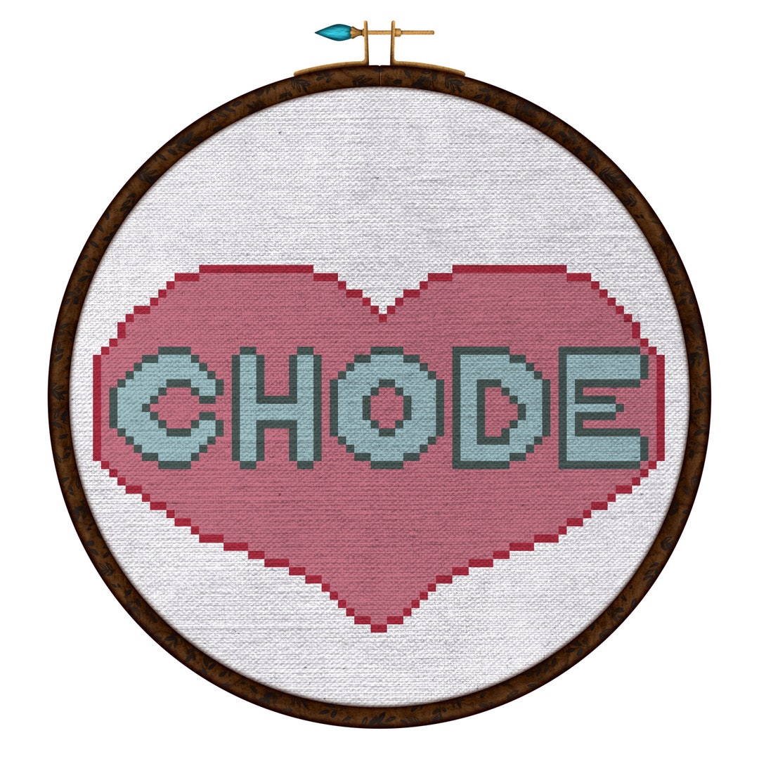 Chode Cross Stitch Chart - Etsy