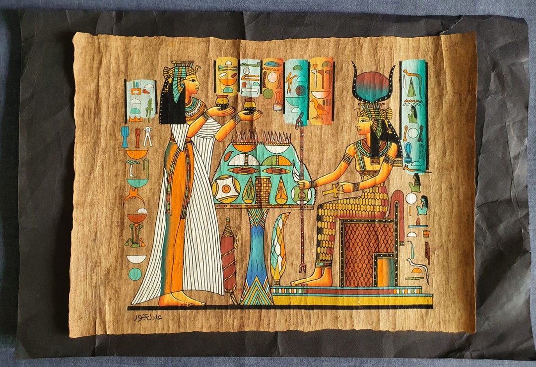 Papyrus Egyptian Pharaonic Papyrus. Egyptian Papyrus - Etsy