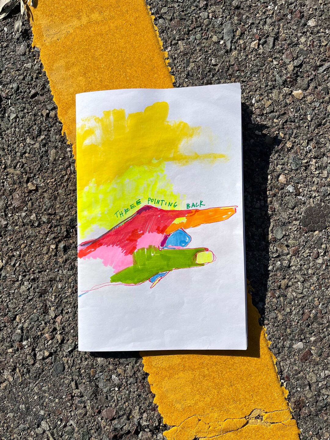 Three Pointing Back Zine - Etsy