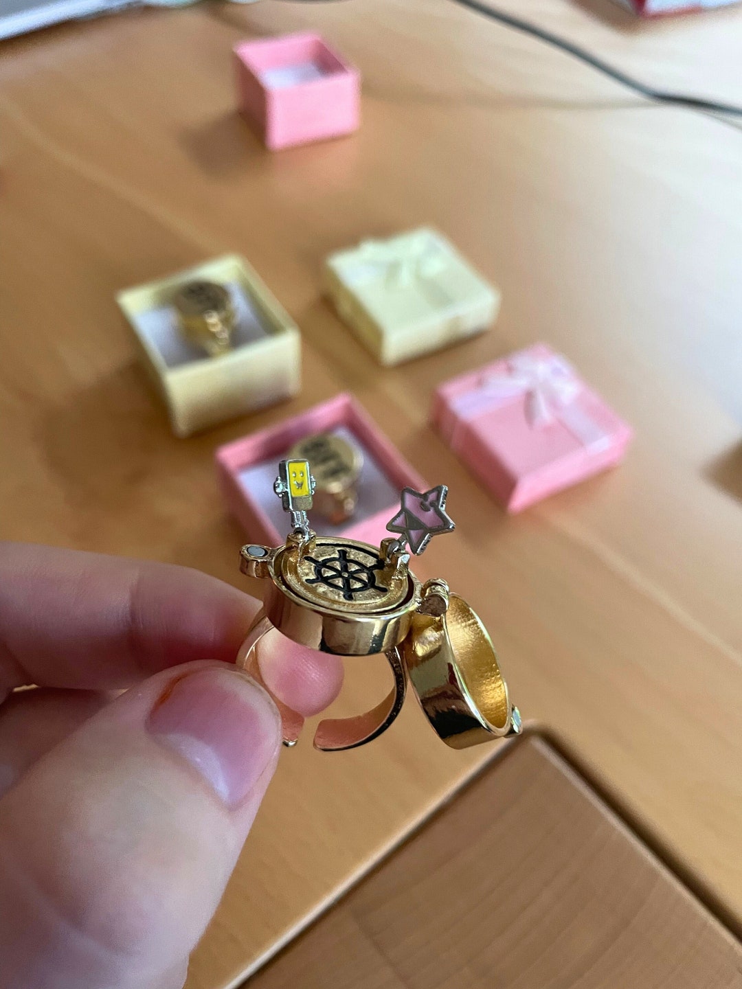 BFF Ring Set V3, Best Friends Forever Rings, Adjustable BFF Spinning ...