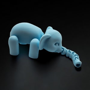 Calming Elephant Fidget Toy Textured Sensory Restless Relief Aid - Etsy