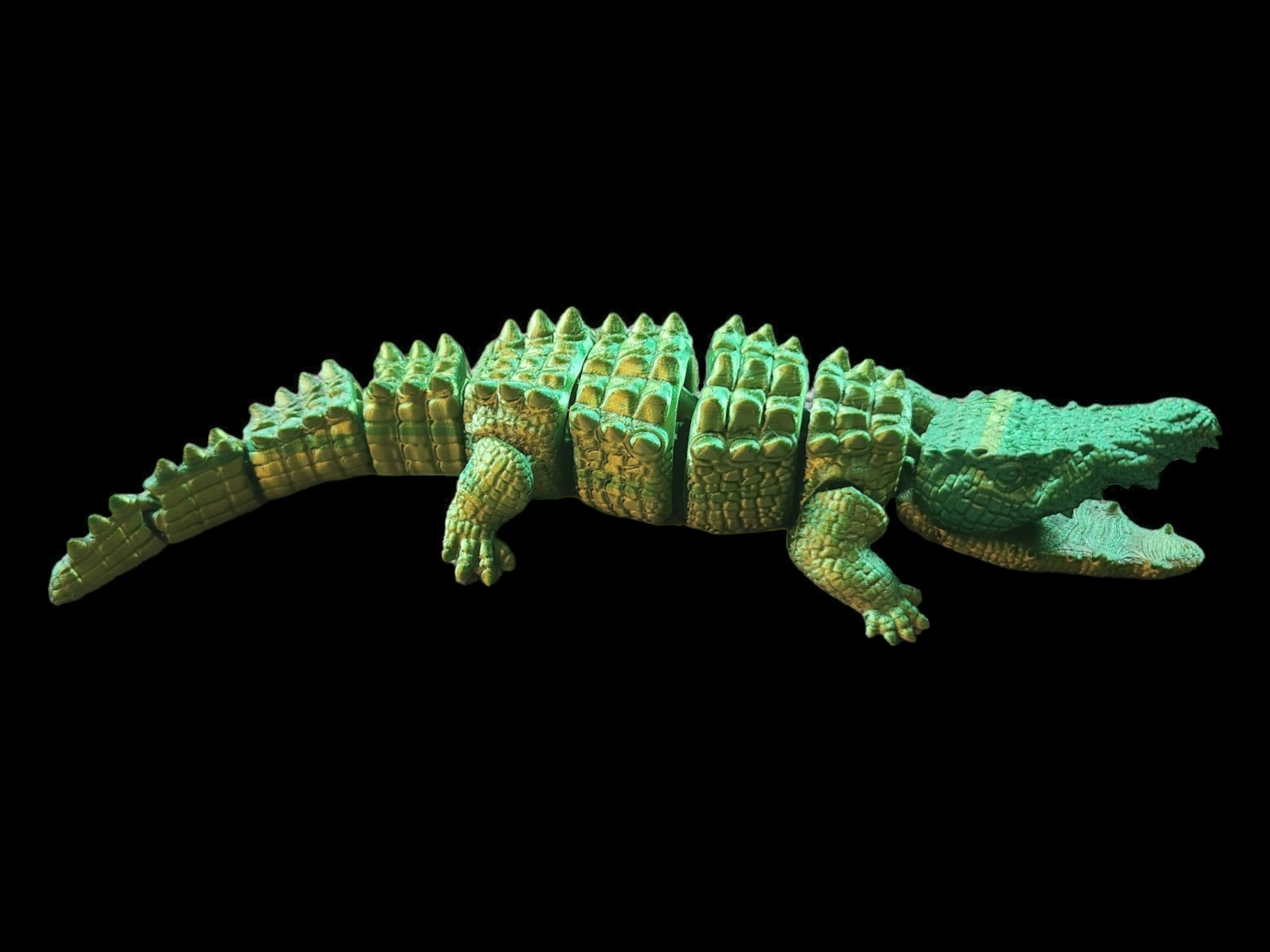 Flexible Crocodile Fidget Toy - Sensory Stress Relief for Kids and ...