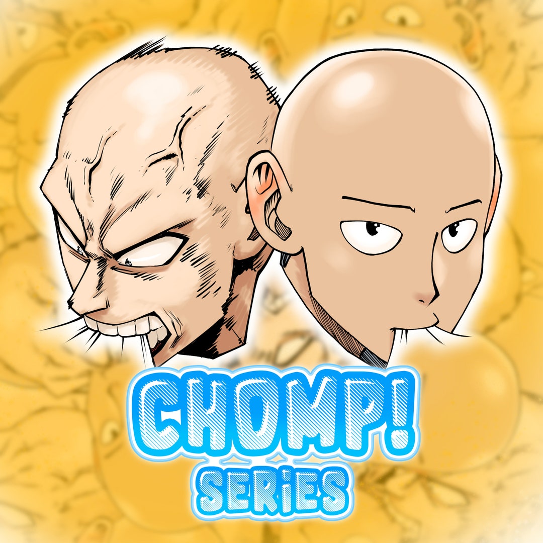 SPECIAL Saitama Pack - CHOMP! Transparent Vinyl Sticker | One Punch Man ...