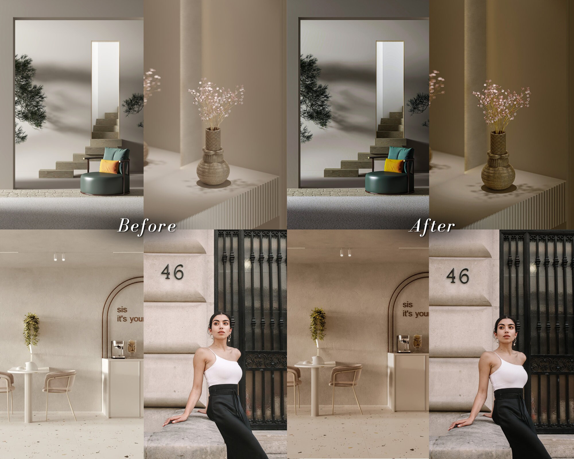 10 JAPANDI Style Lightroom Presets Desktop & Mobile Filter Wabisabi ...