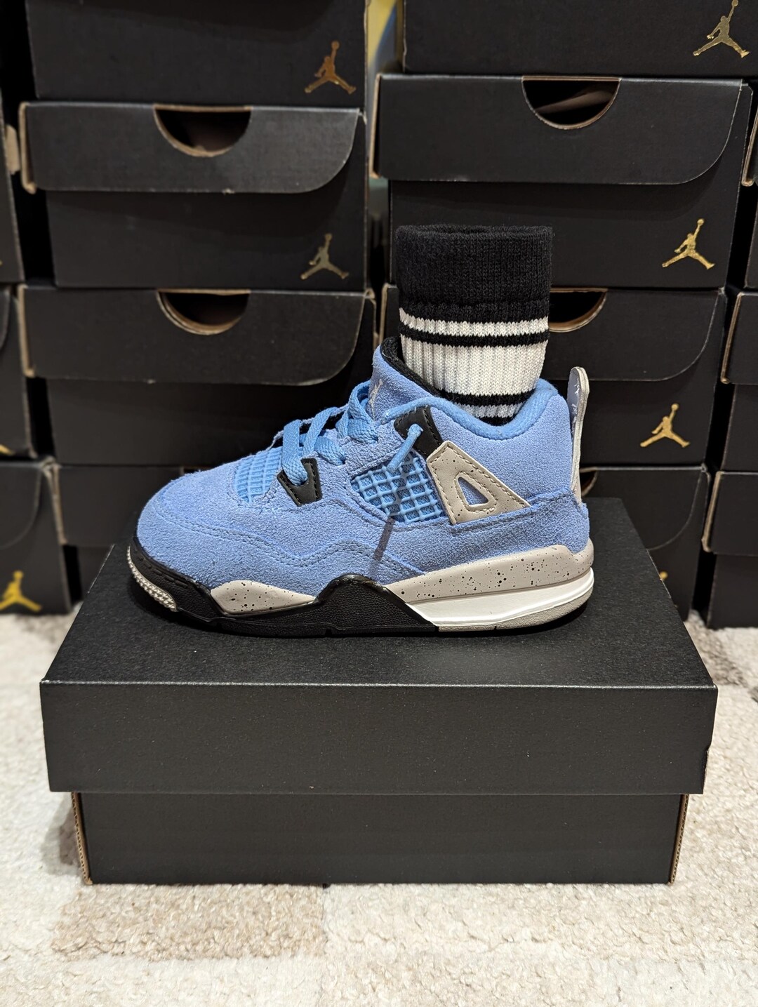 Nike Air Jordan 4 'UNC' Golf Club Putter Cover (left Shoe) With Sock - Etsy