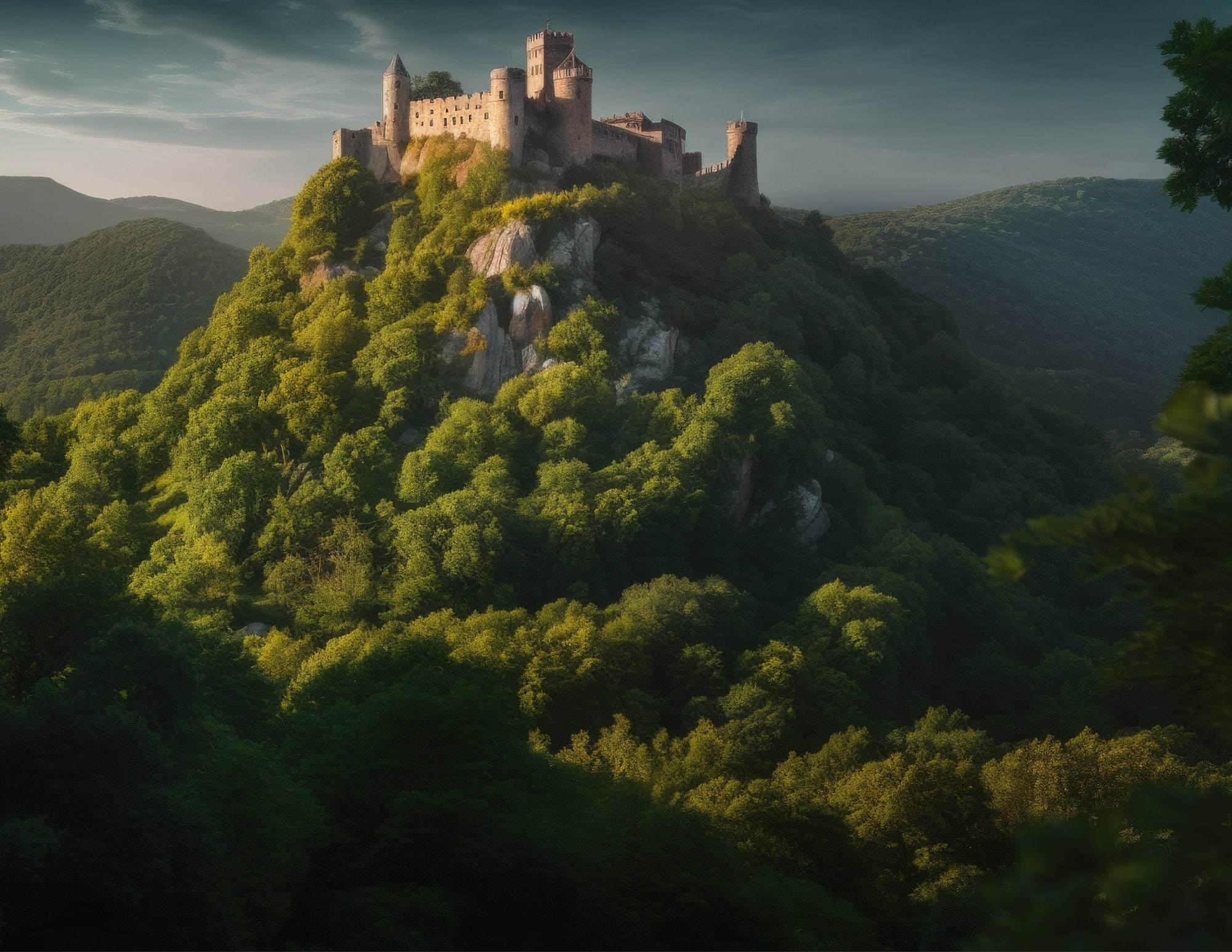 Enchanted Medieval Castle Digital Download AI Art - Etsy