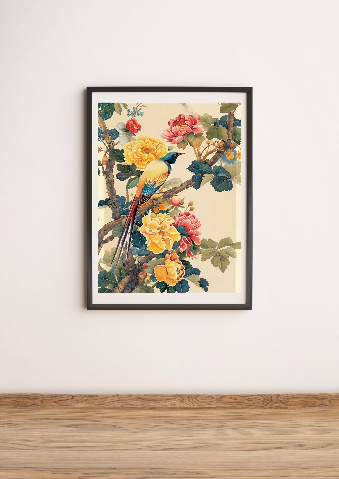 Chinese Art Print - Chinese Bird Print - Digital High-resolution ...
