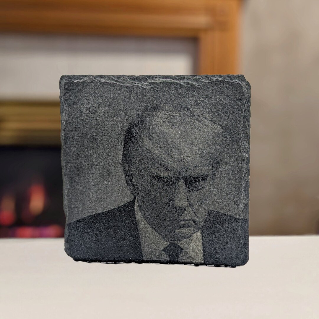 DELUXE Donald Trump Slate Photo Drink Coaster Style 1 - Etsy