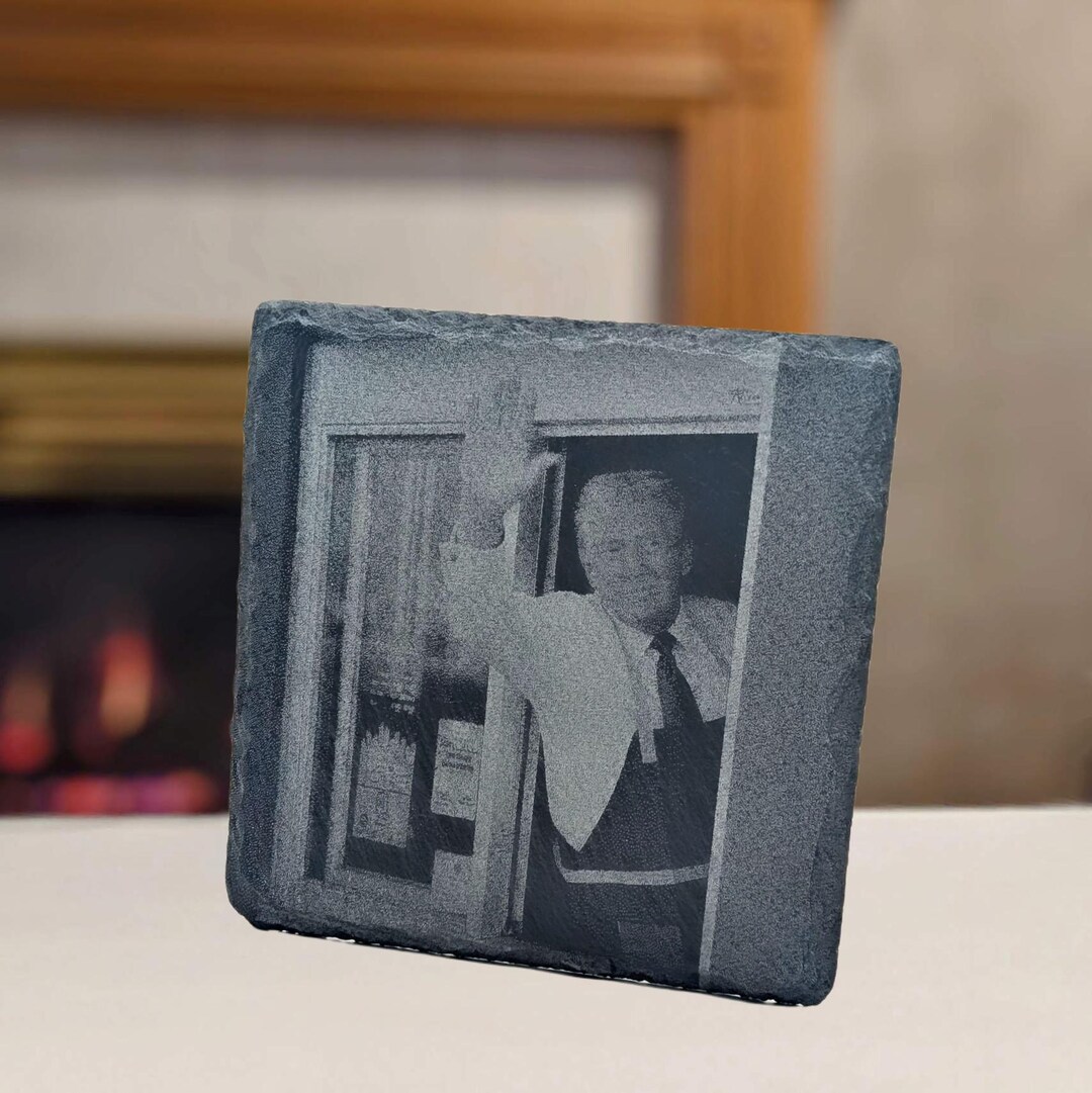 DELUXE Donald Trump Mcdonald's Slate Photo Drink Coaster - Etsy