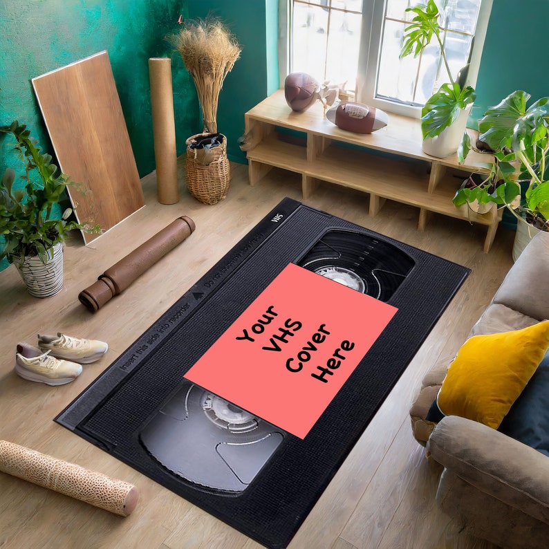 Customized VHS Rug, Pick Horror Rug, VHS Area Rugs, 80s 90s Movie Rug ...