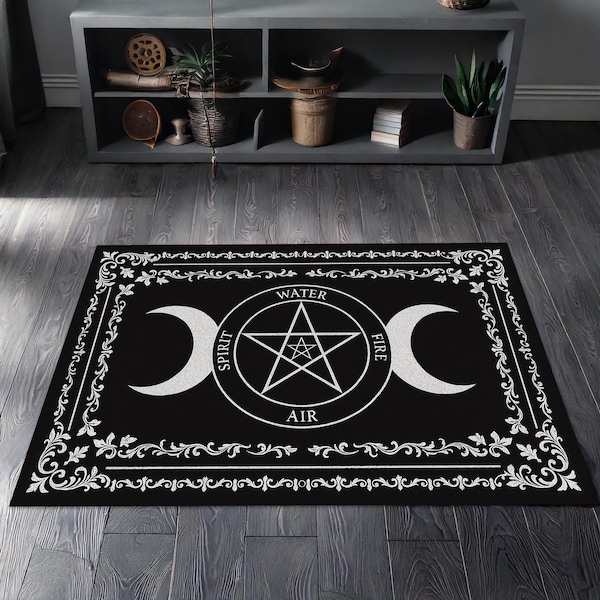 Pentacle Area Rug - Etsy
