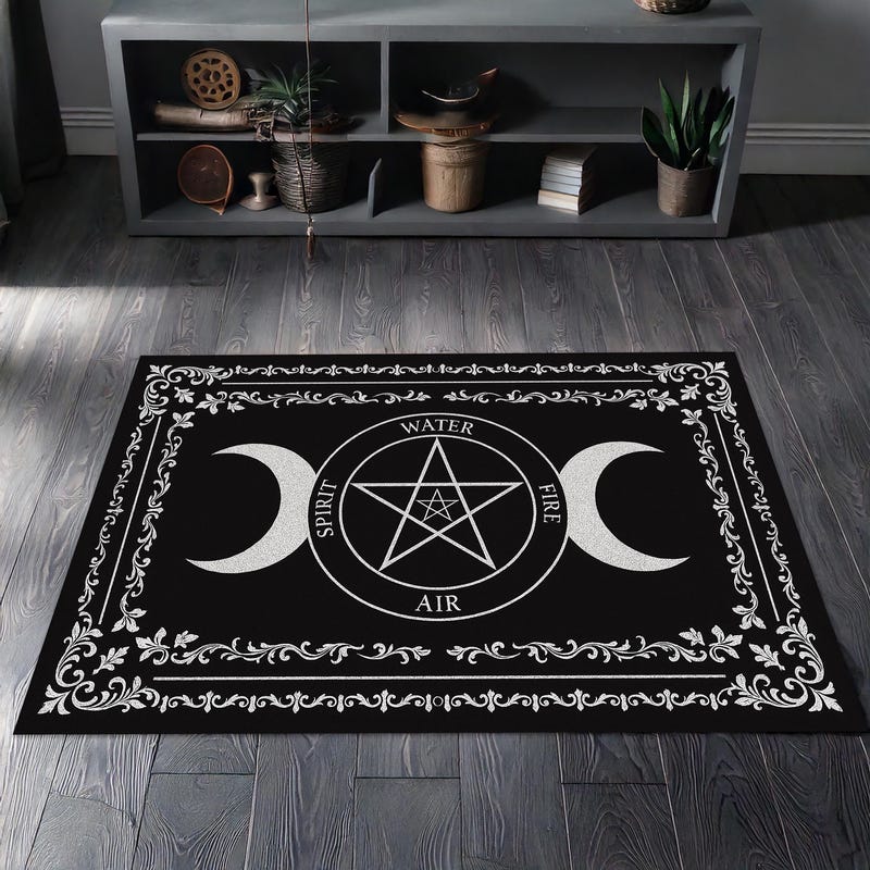 Pentacle Area Rug - Etsy