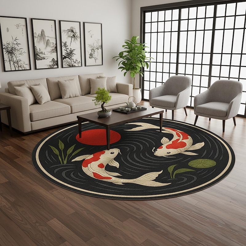 Japanese Style Rugs - Etsy