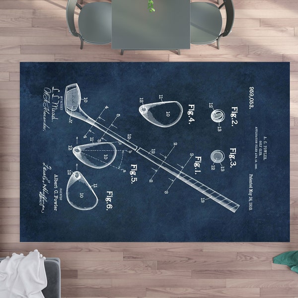 Golf Rug - Etsy