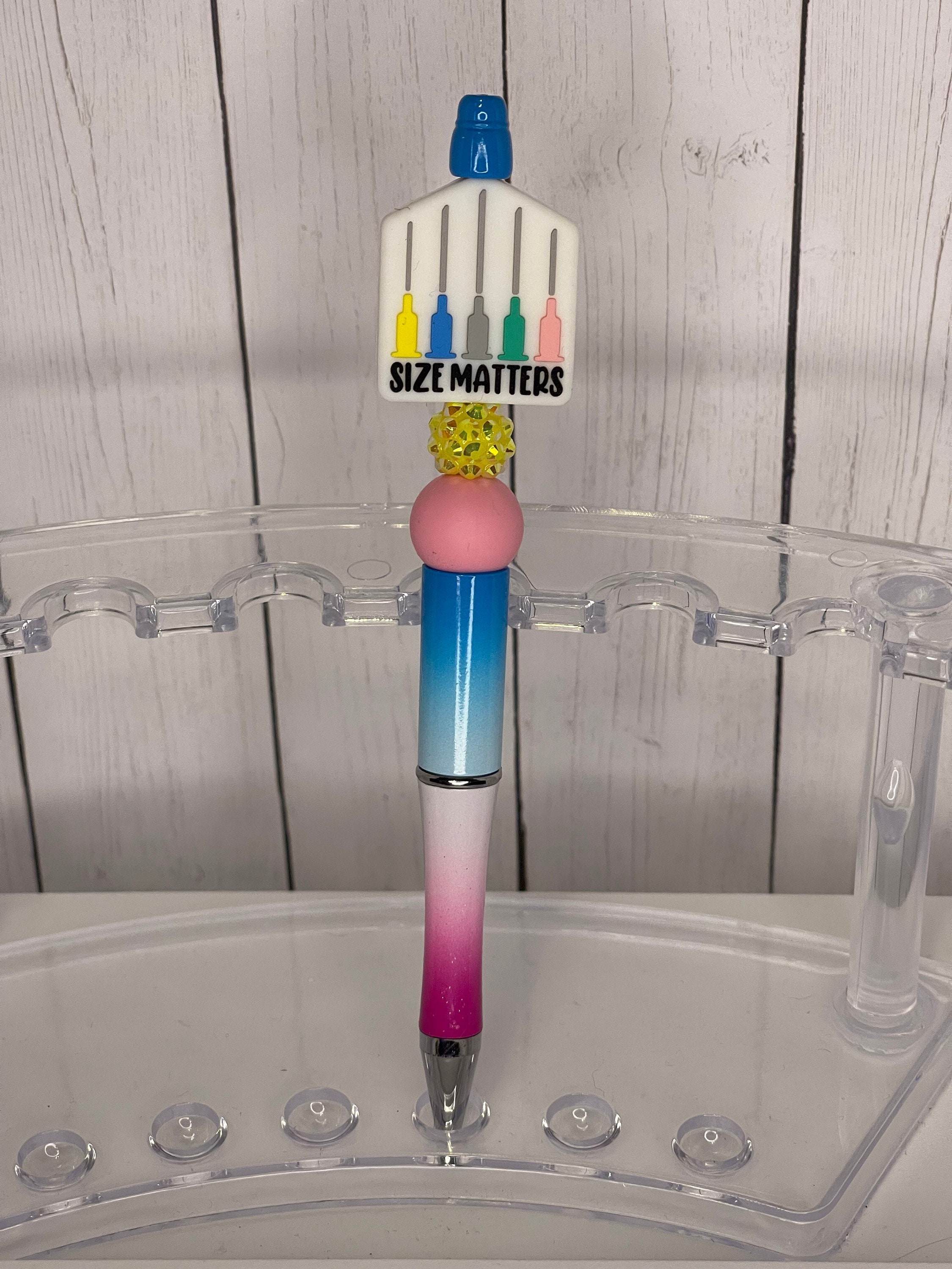 Beaded Pen Beaded Silicone Pen Medical Beaded Pens - Etsy