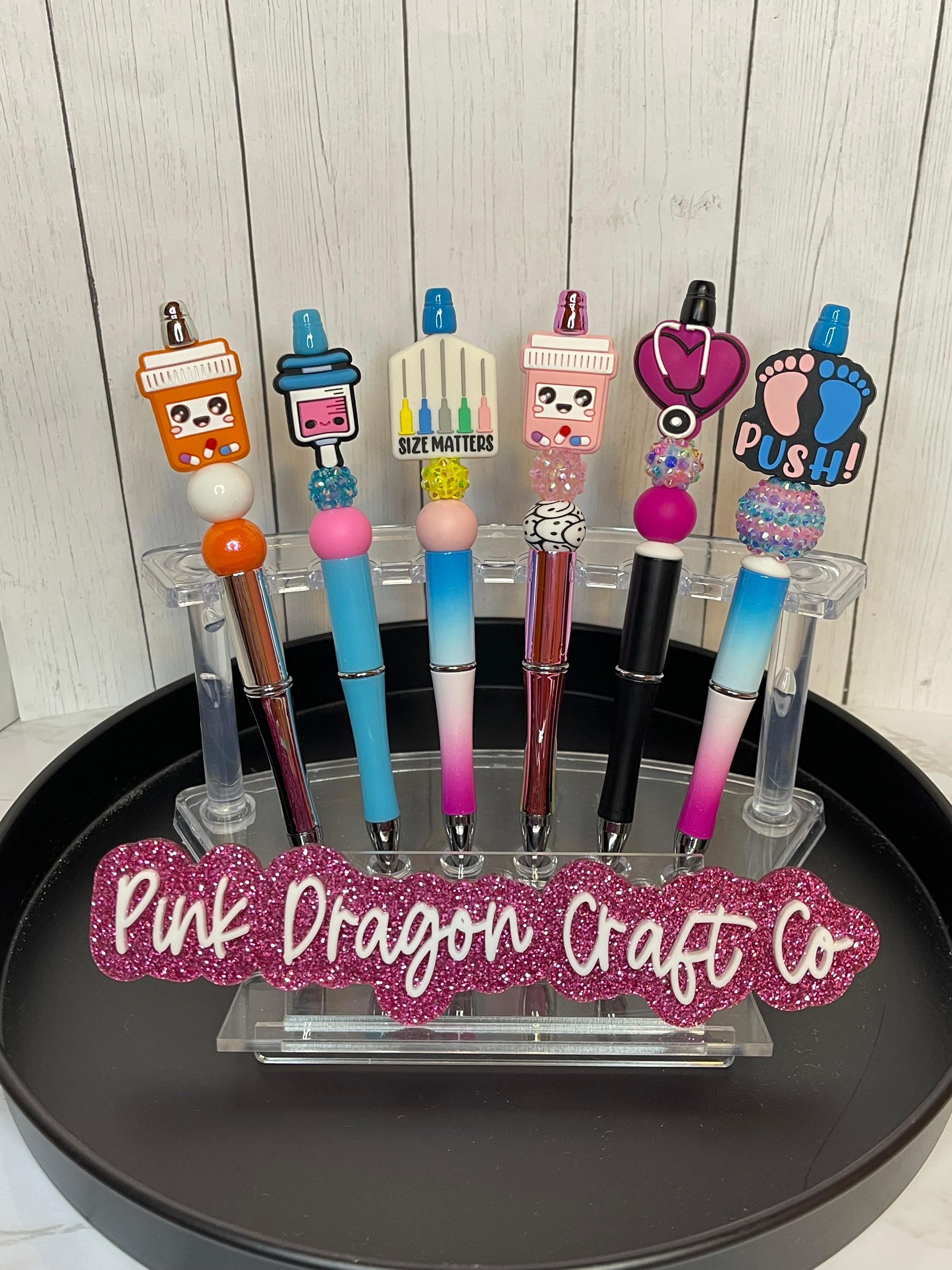 Beaded Pen Beaded Silicone Pen Medical Beaded Pens - Etsy