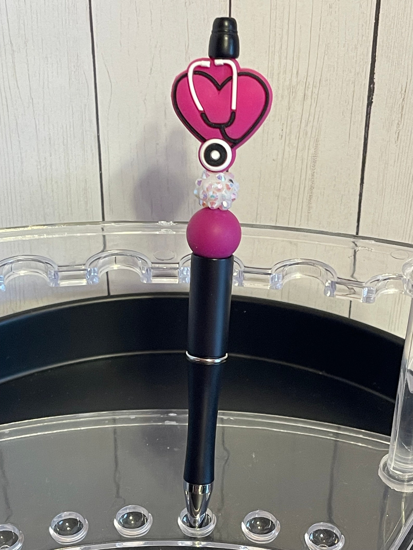 Beaded Pen Beaded Silicone Pen Medical Beaded Pens - Etsy