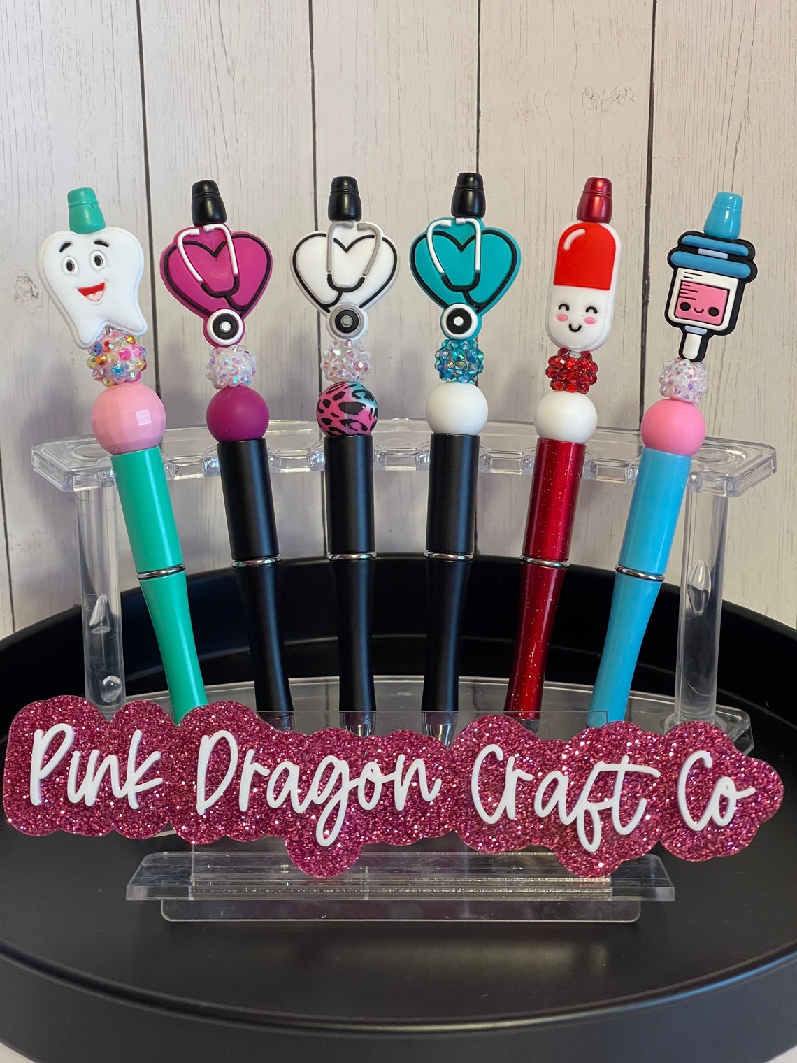 Beaded Pen Beaded Silicone Pen Medical Beaded Pens - Etsy