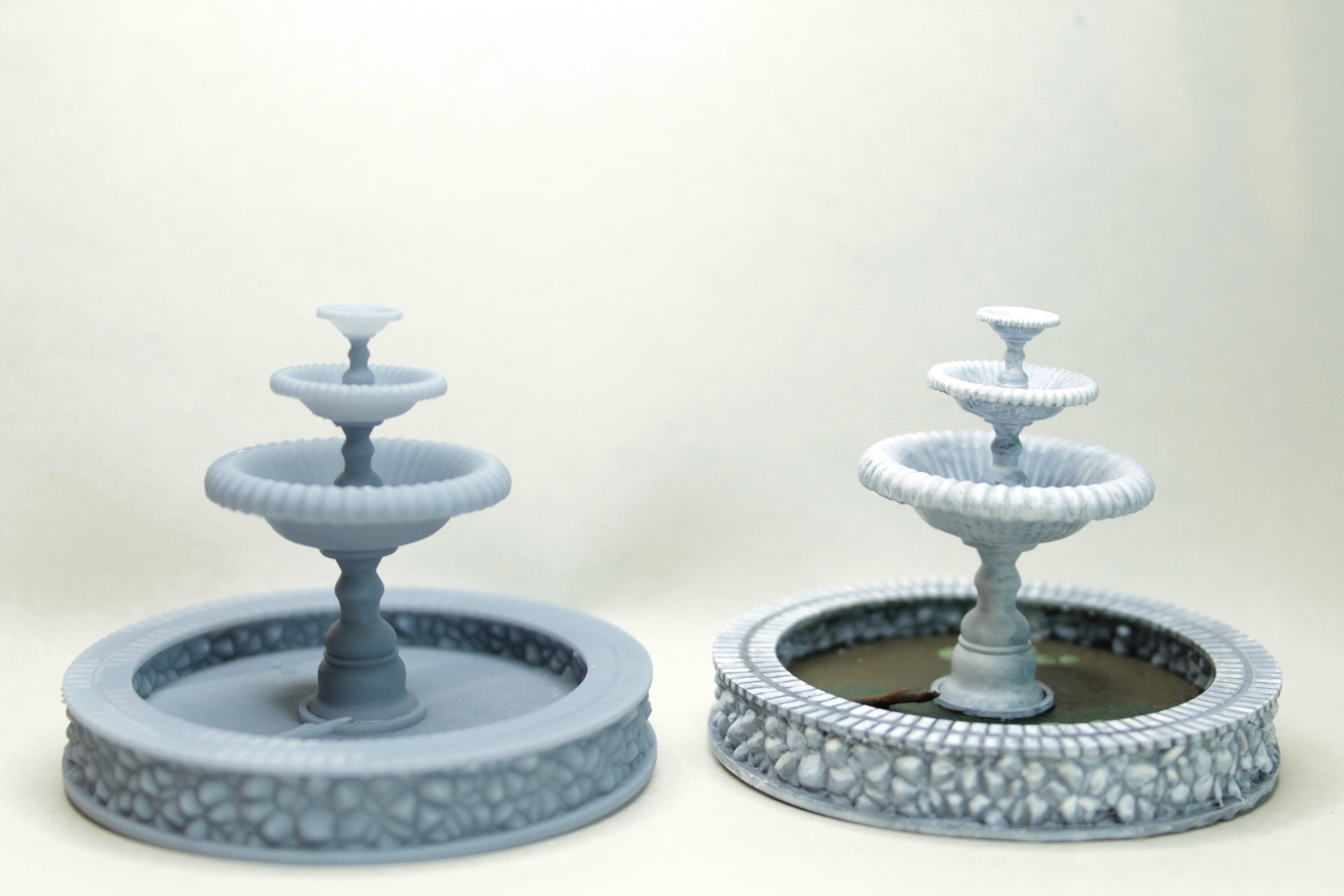 TTRPG Mini Terrain Stone & Brick Fountain unpainted Dnd, Pathfinder ...