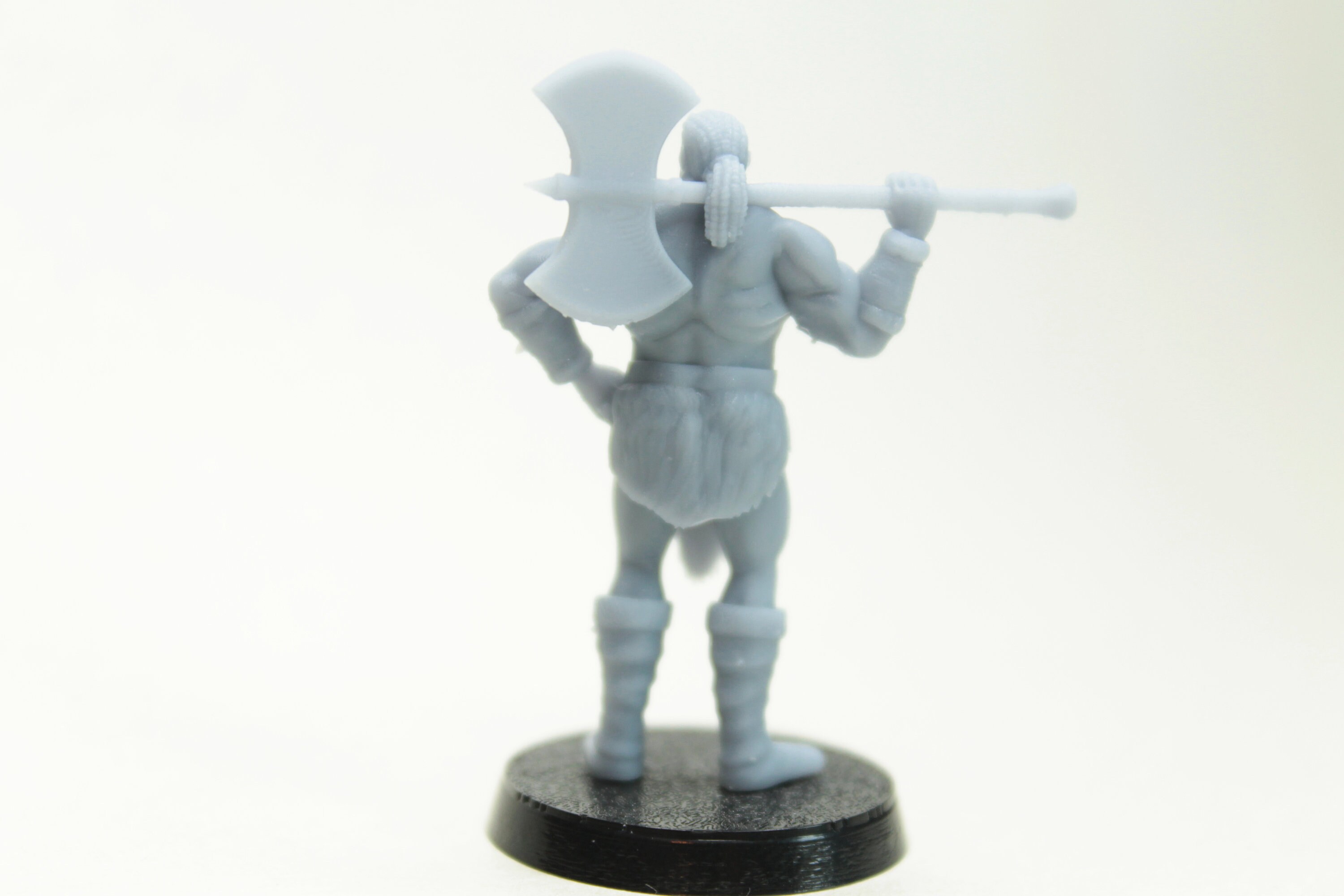 TTRPG Minifigure - Half Orc Male Barbarian Thug 1 (unpainted) - Dnd ...