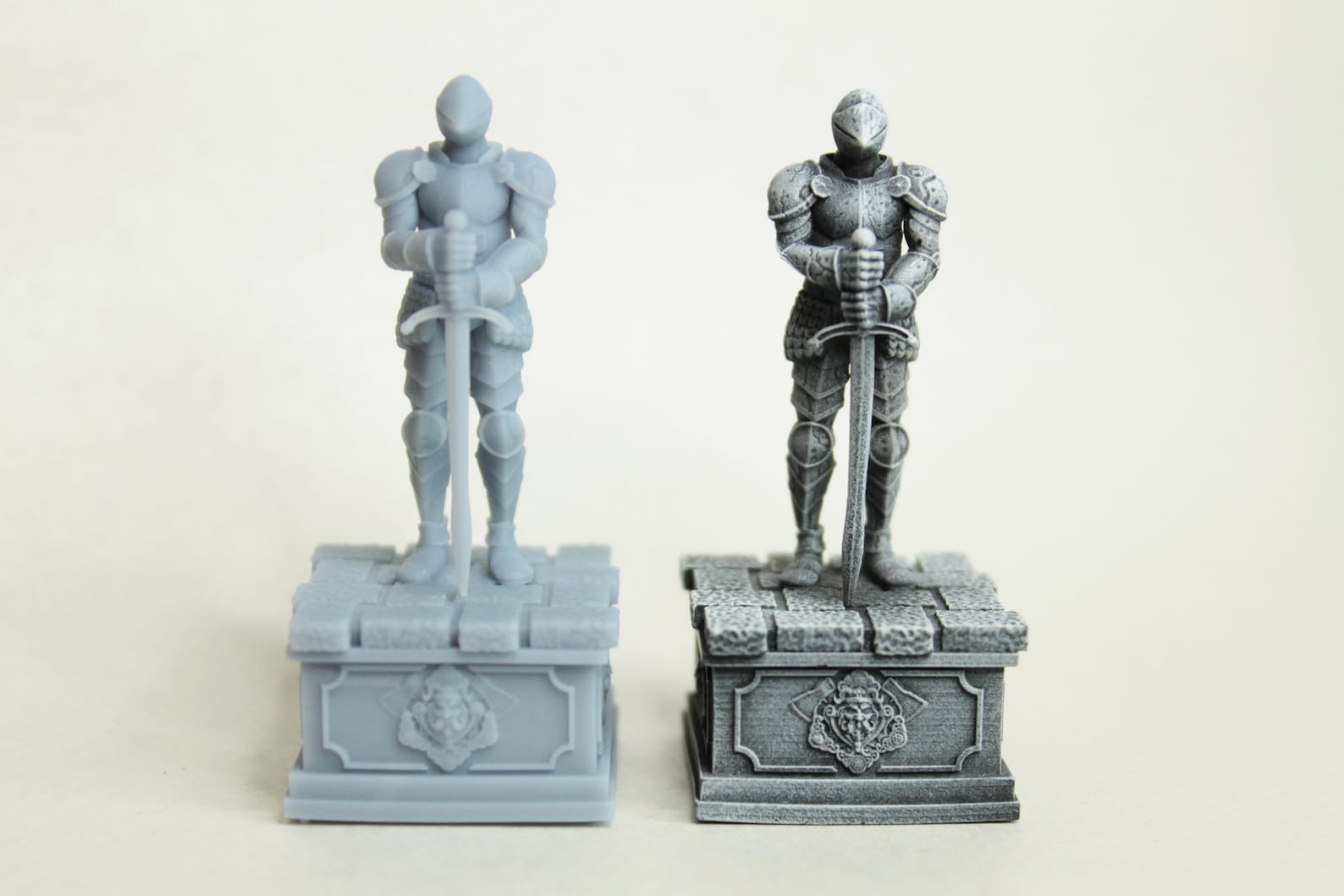 TTRPG Mini Terrain - Stone Knight Statue (unpainted) - Dnd, Pathfinder ...