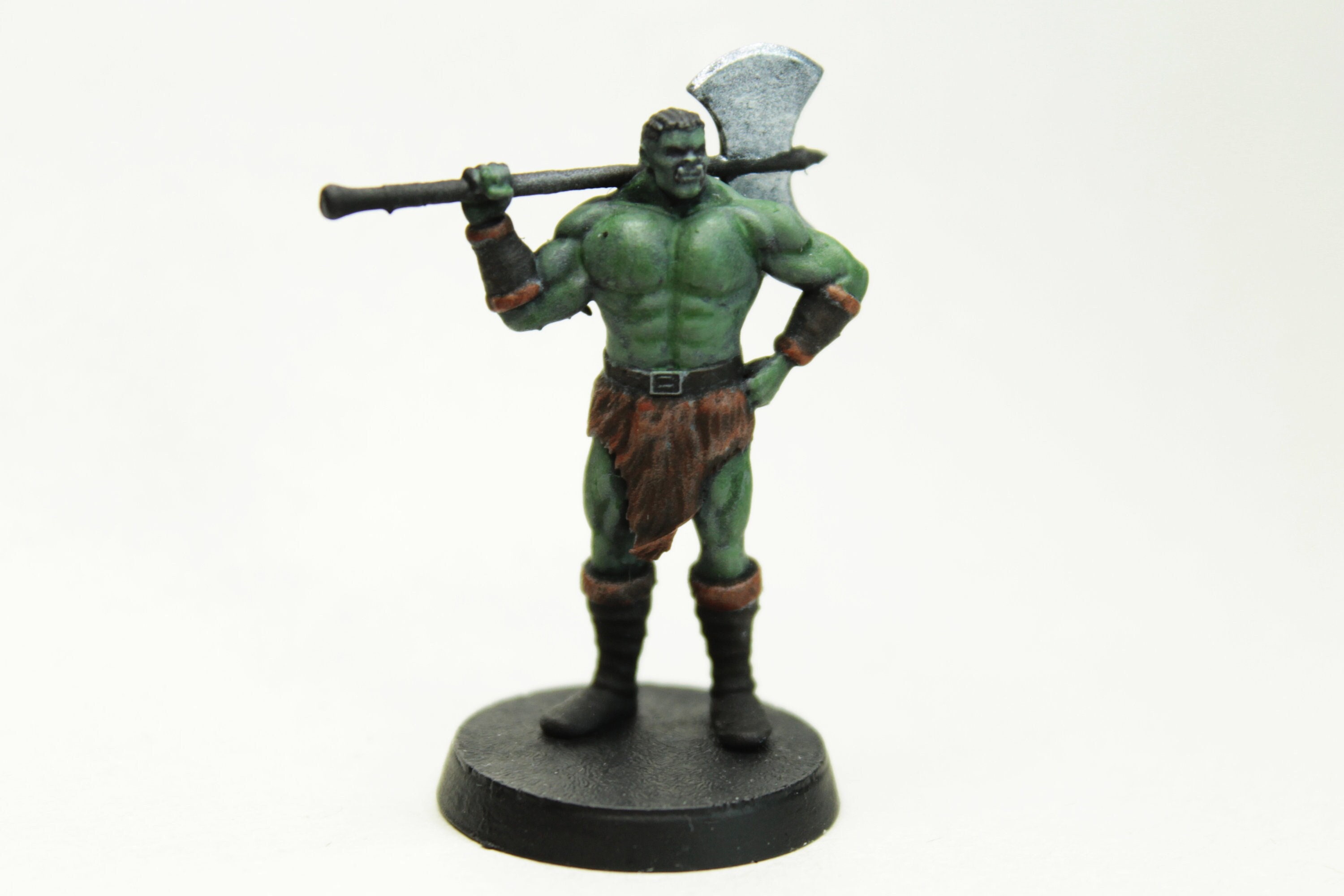 TTRPG Minifigure - Half Orc Male Barbarian Thug 1 (unpainted) - Dnd ...