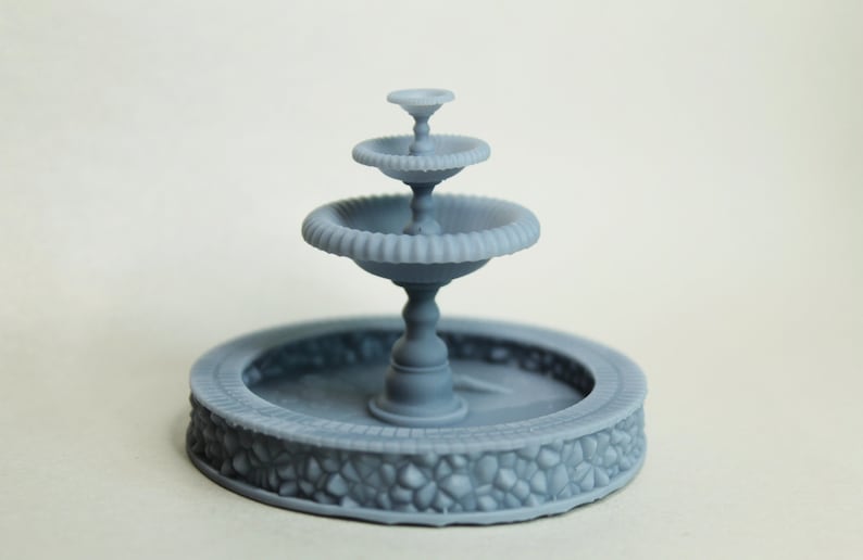 TTRPG Mini Terrain - Stone & Brick Fountain (unpainted) - Dnd ...