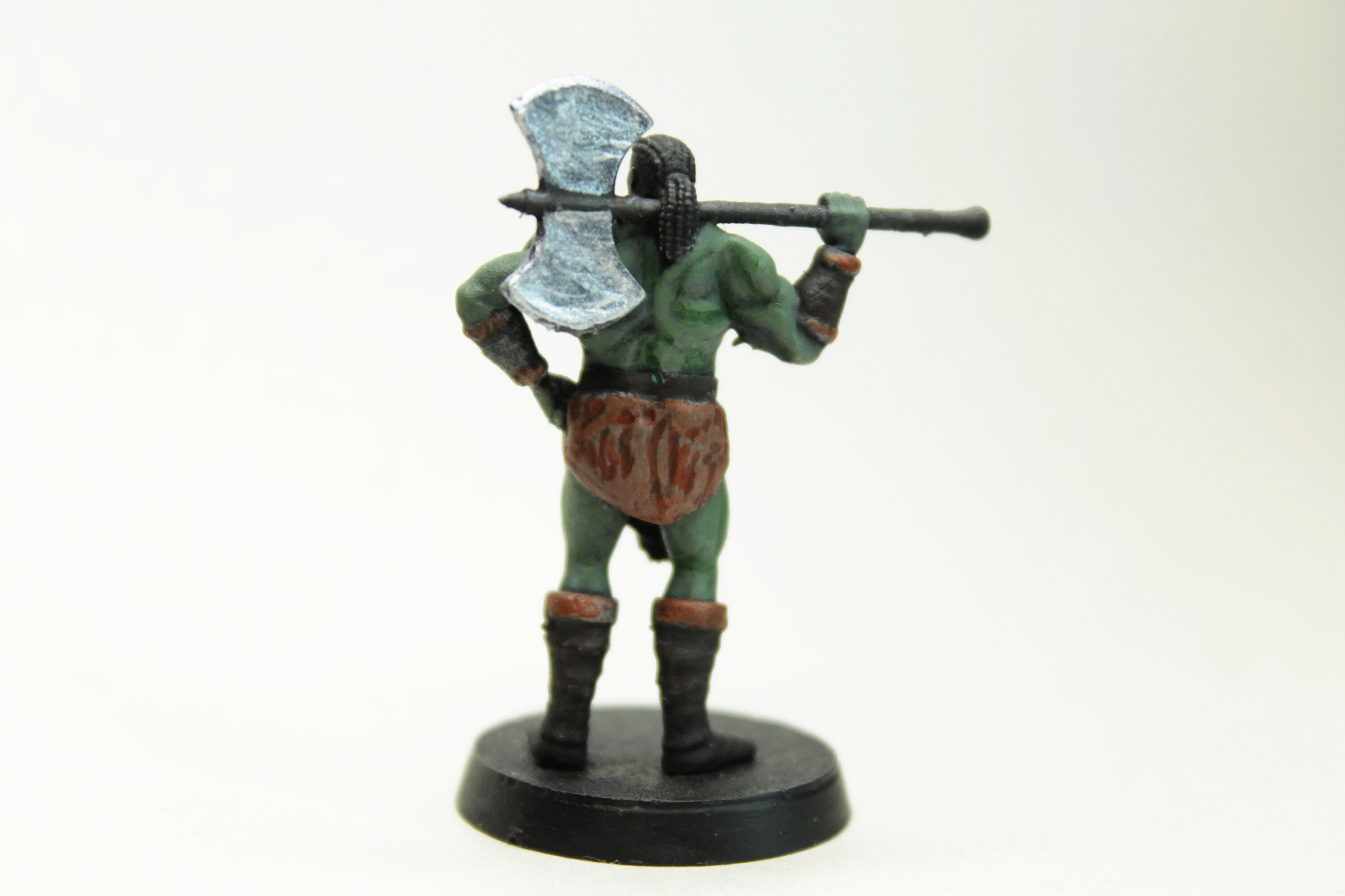 TTRPG Minifigure Half Orc Male Barbarian Thug 1 unpainted Dnd ...