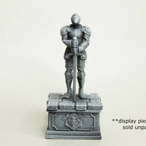 TTRPG Mini Terrain - Stone Knight Statue (unpainted) - Dnd, Pathfinder ...