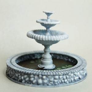 TTRPG Mini Terrain - Stone & Brick Fountain (unpainted) - Dnd ...