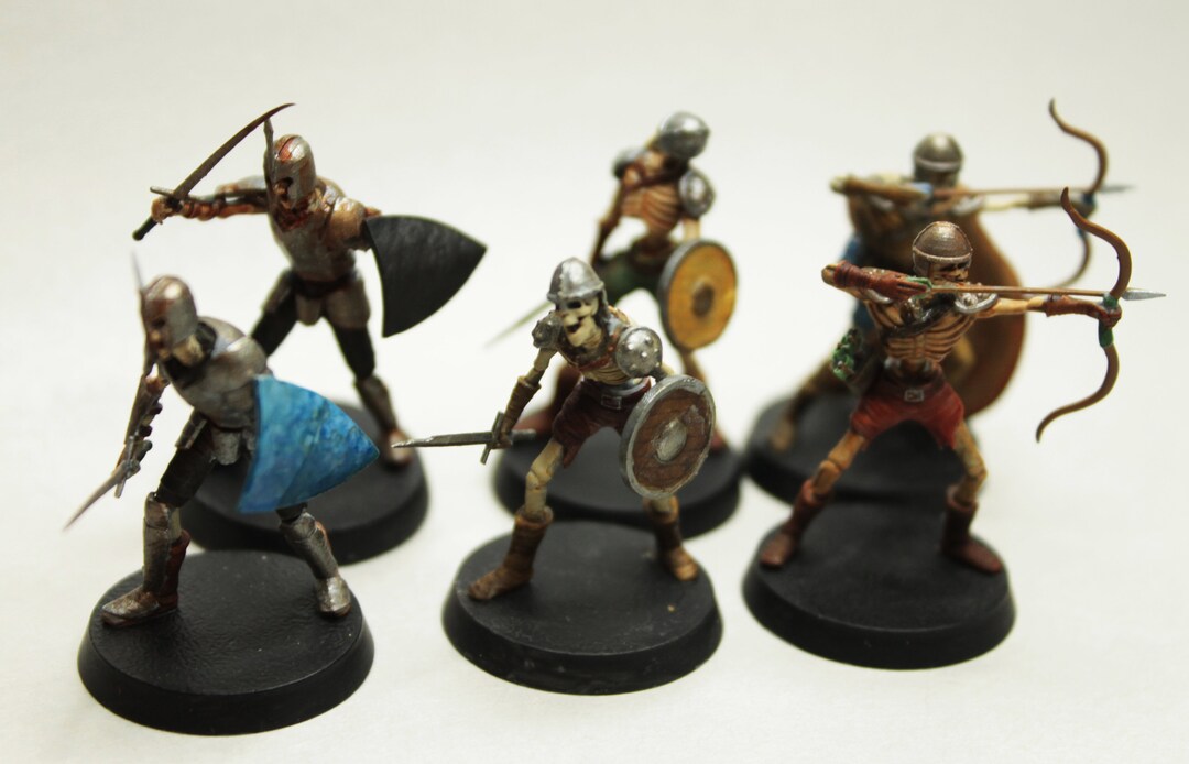 TTRPG Minifigures - Skeleton Full Army Set (unpainted) - Dnd ...