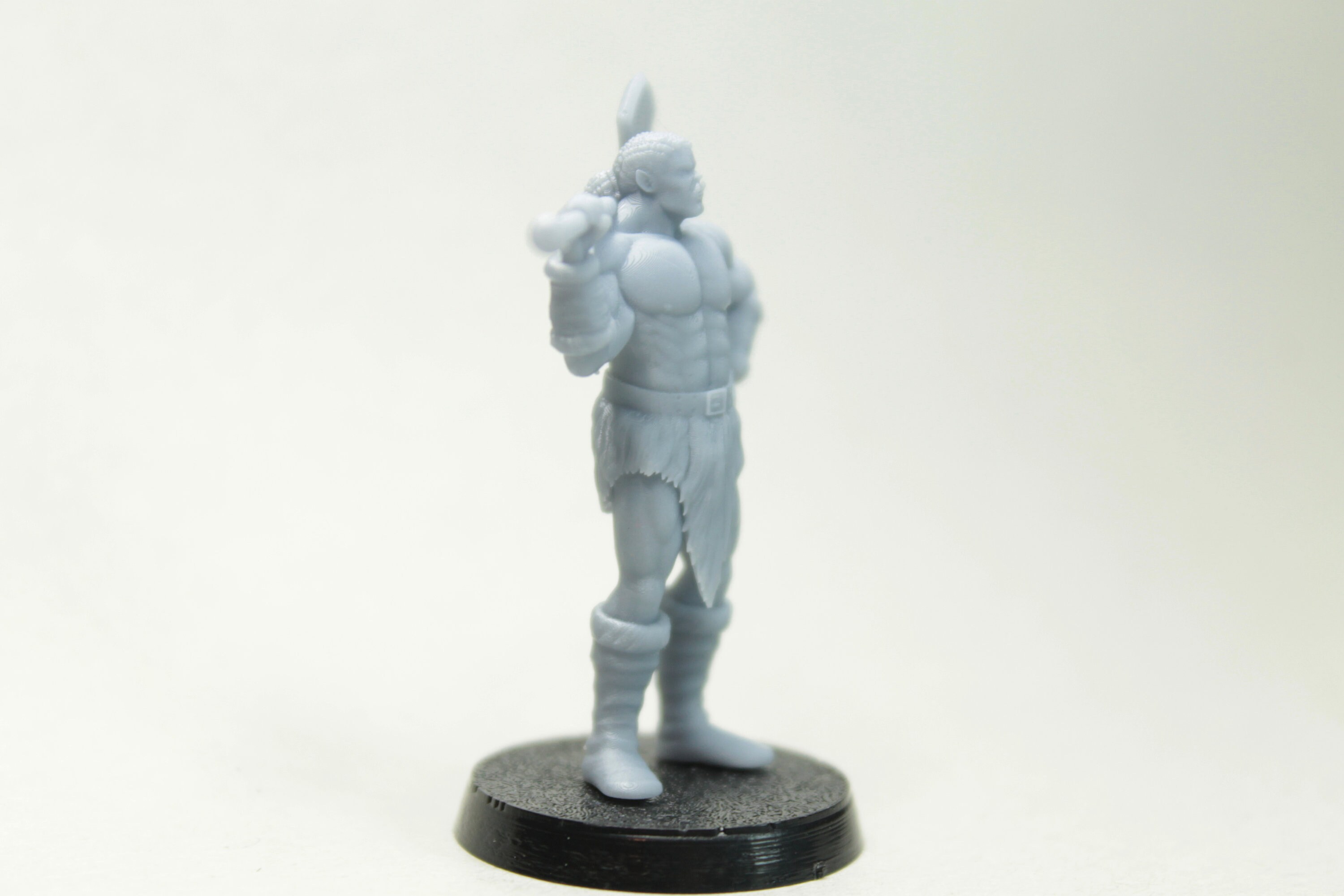 TTRPG Minifigure - Half Orc Male Barbarian Thug 1 (unpainted) - Dnd ...