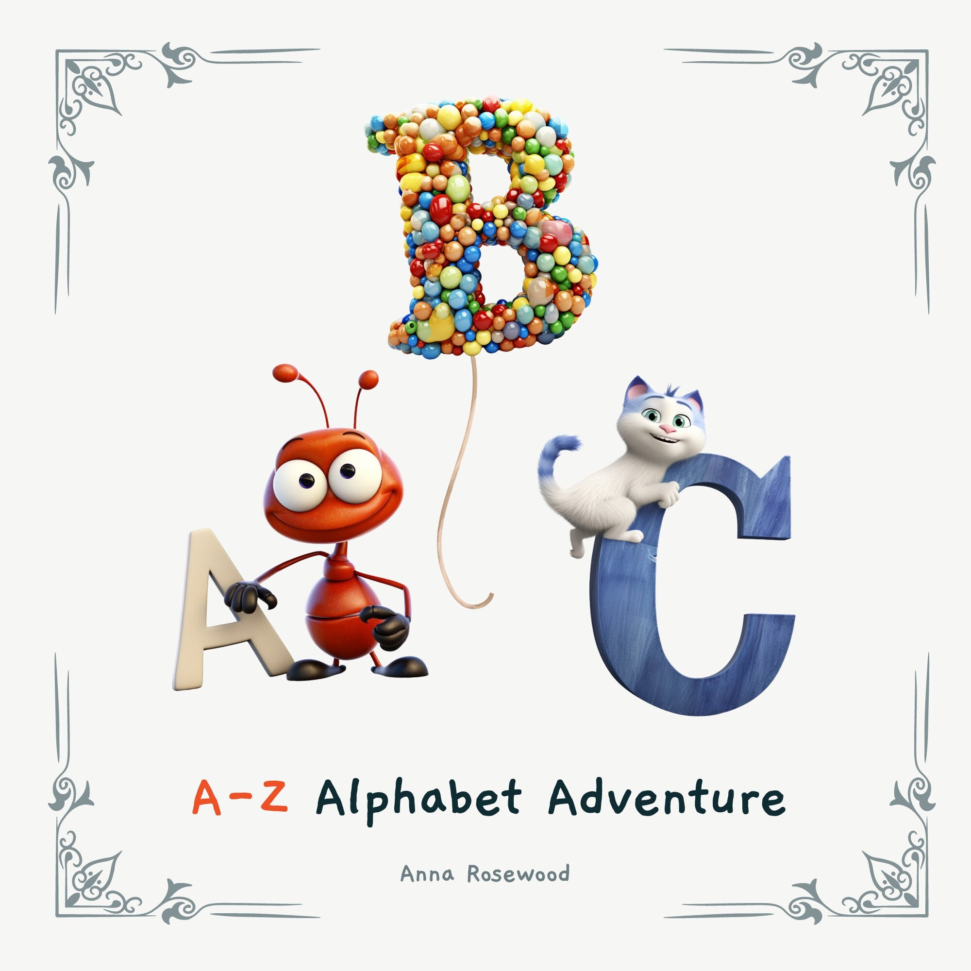 Child ABC Book, Animals Alphabet Book, Digital Alphabet Book, Child ...