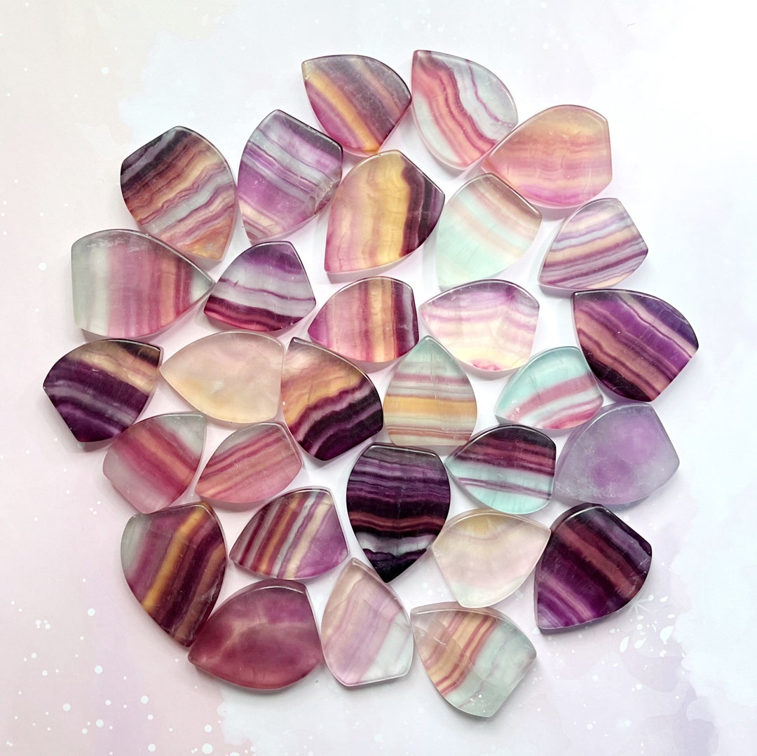 Fluorite Tear Drop Free Form, Candy Fluorite Crystal, Mini Fluorite ...