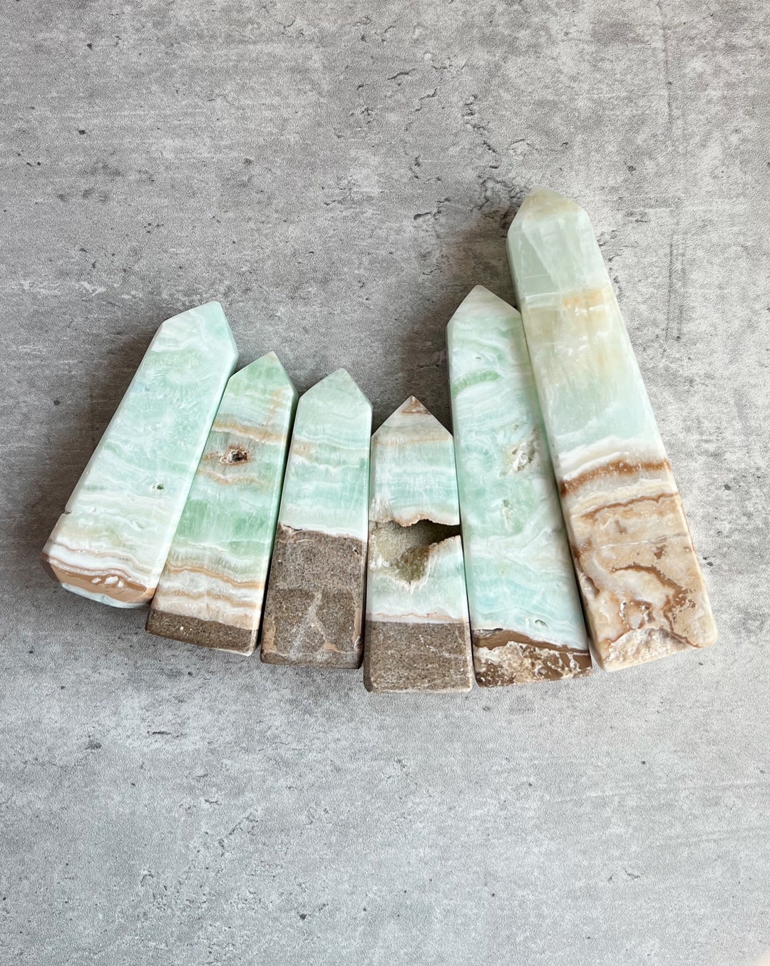 Caribbean Calcite Crystal Towers - Etsy