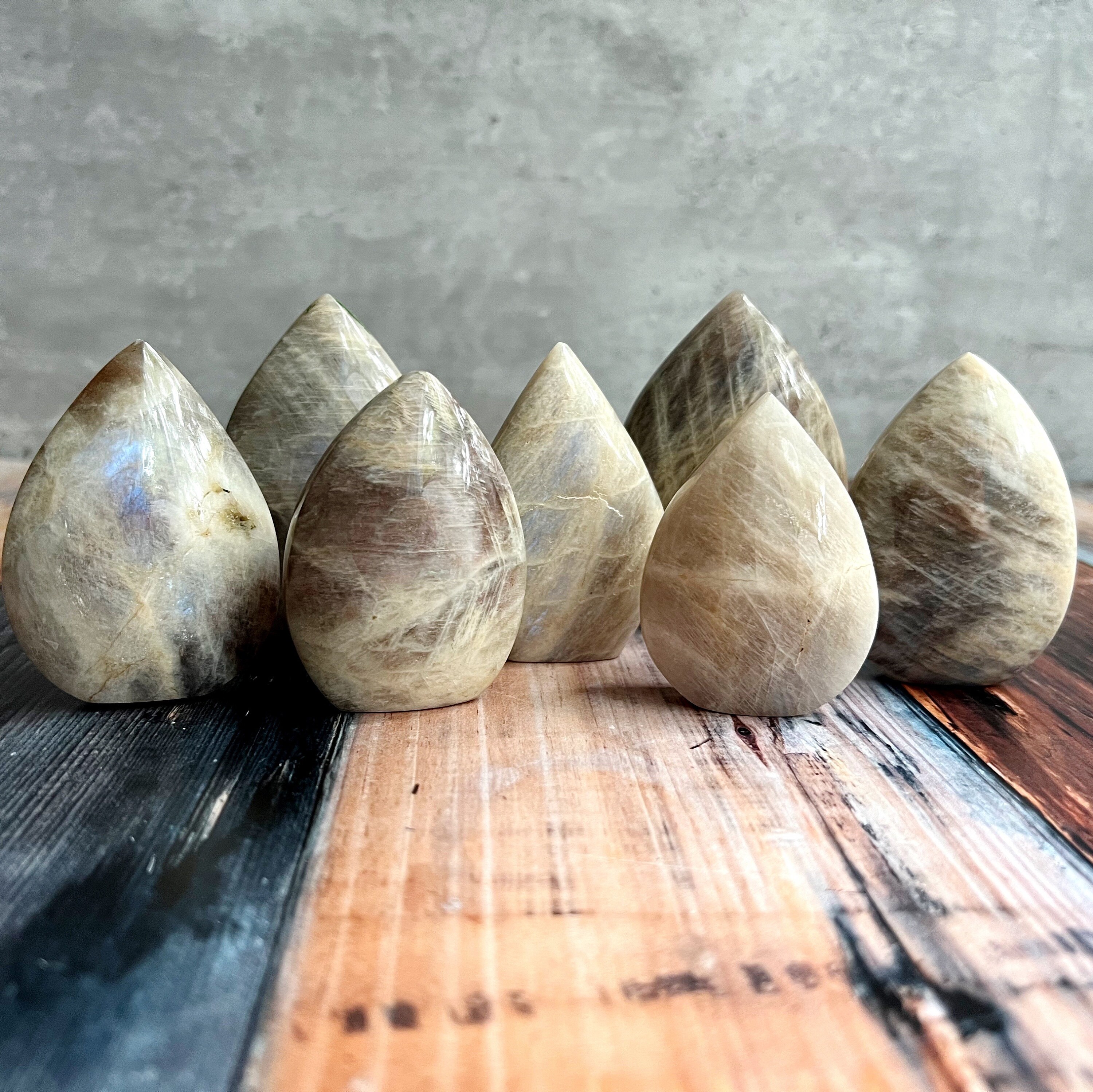 Moonstone Freeform Flashy Blue Moonstone Moonlight Crystal - Etsy